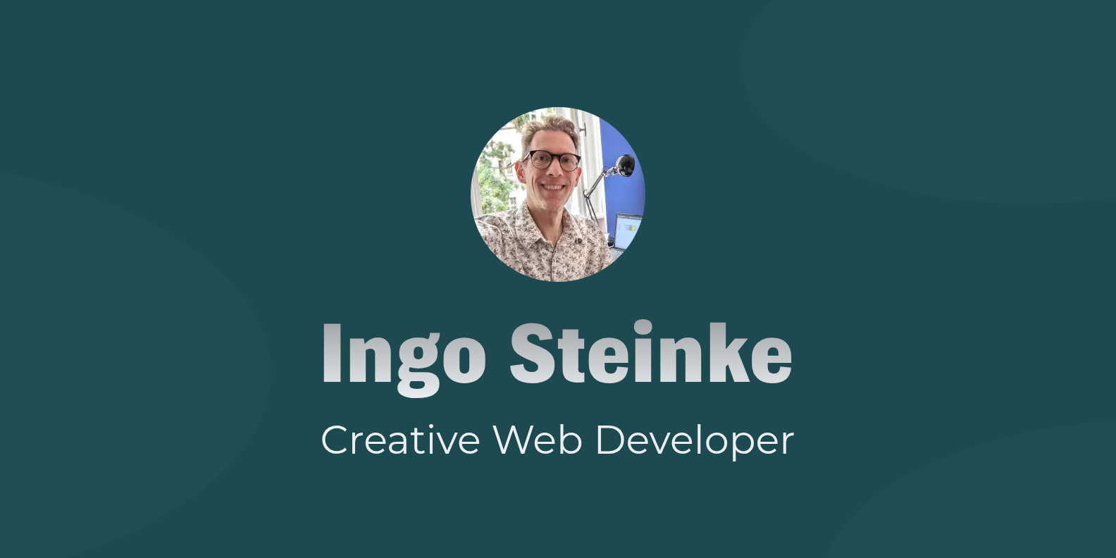 Webentwickler Ingo Steinke: über mich